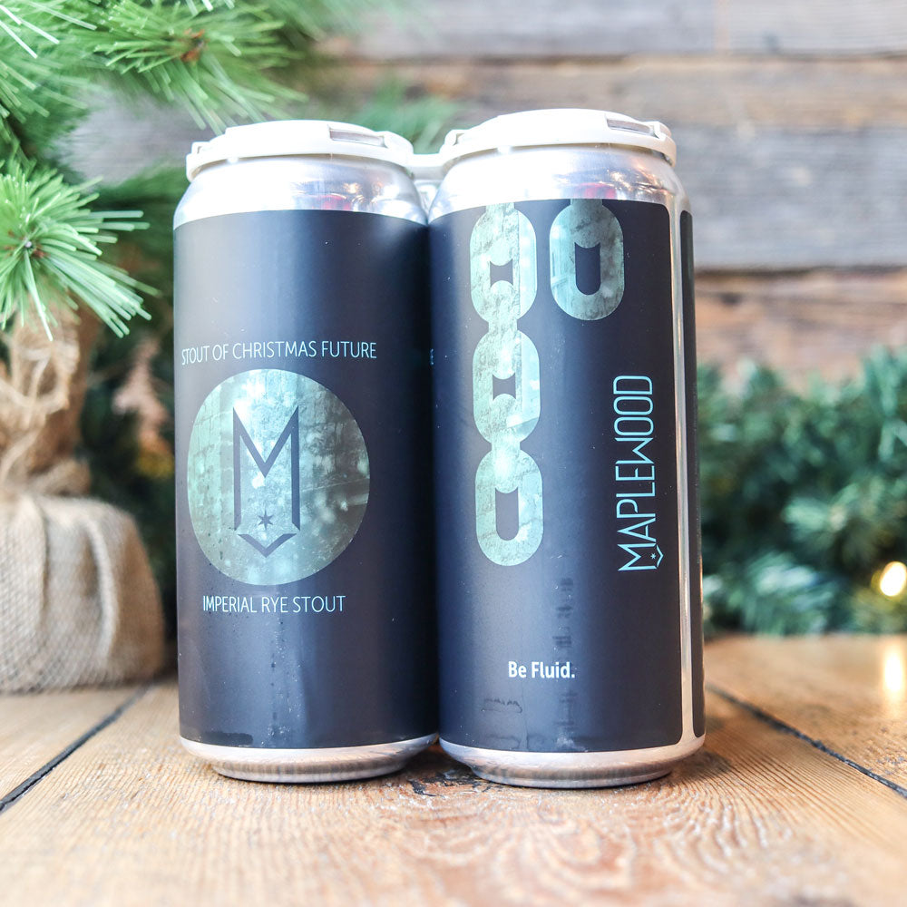 Maplewood Stout Of Christmas Future Imperial Rye Stout 16 FL. OZ. 4PK
