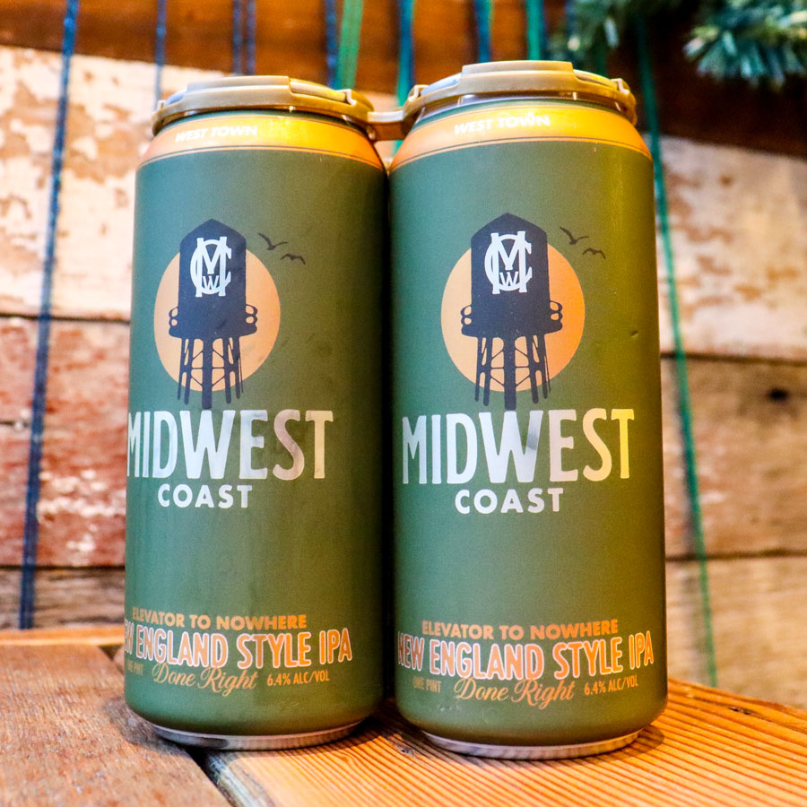 Midwest Coast Elevator To Nowhere NEIPA 16 FL. OZ. 4PK Cans