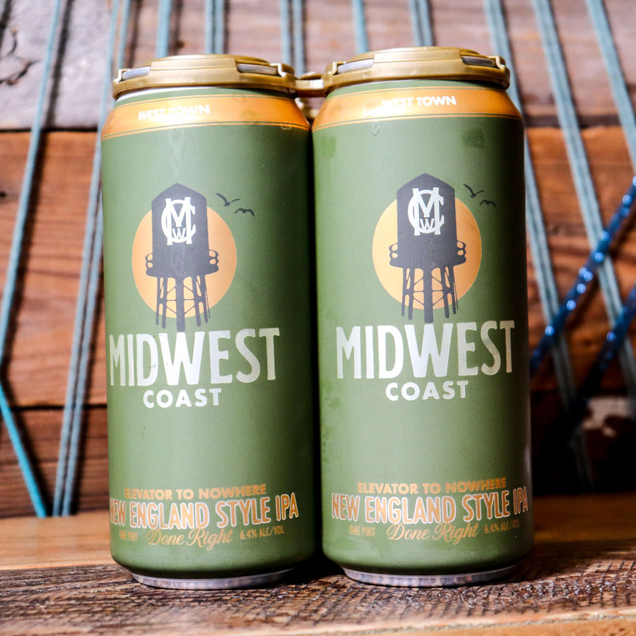 Midwest Coast Elevator To Knowhere NEIPA 16 FL. OZ. 4PK Cans