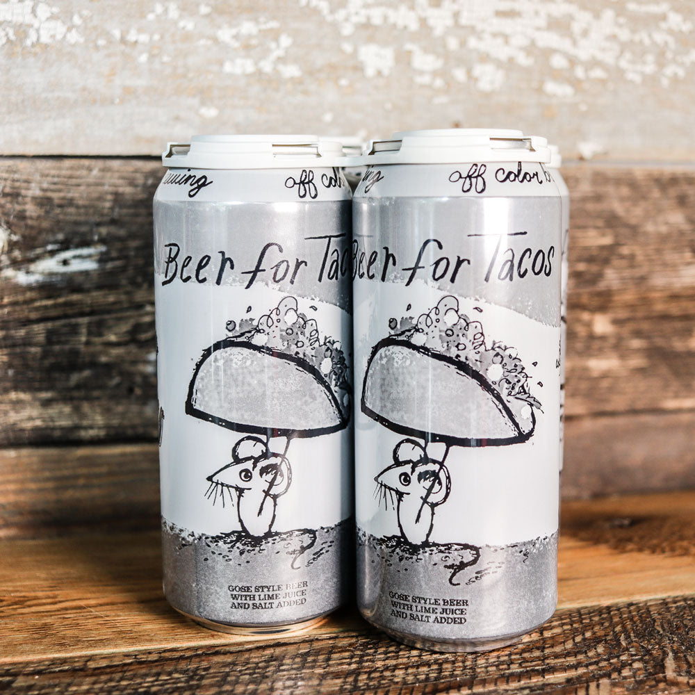 Off Color Beer For Tacos Gose 16 FL. OZ. 4PK Cans