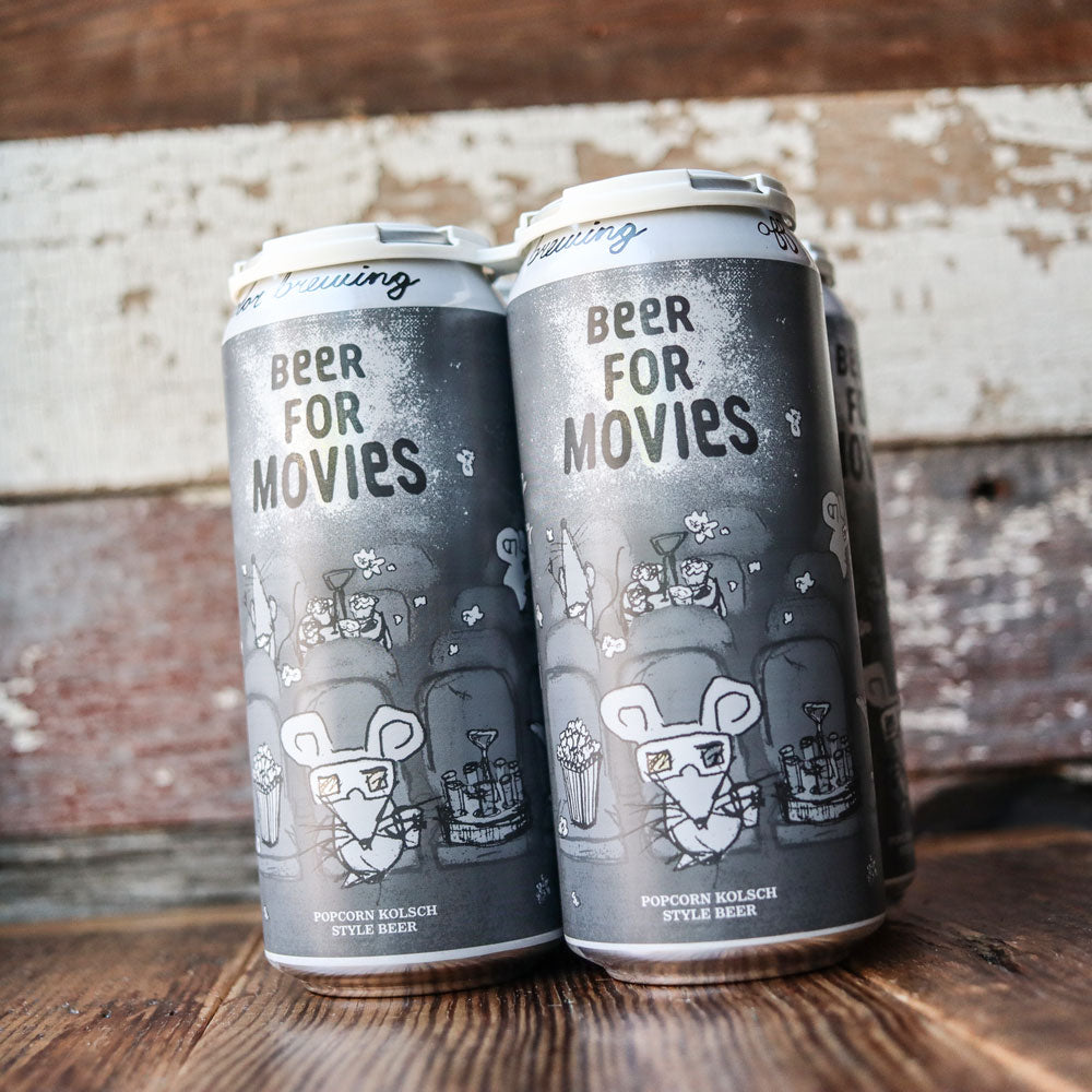 Off Color Beer For Movies Popcorn Kolsch 16 FL. OZ. 4PK Cans
