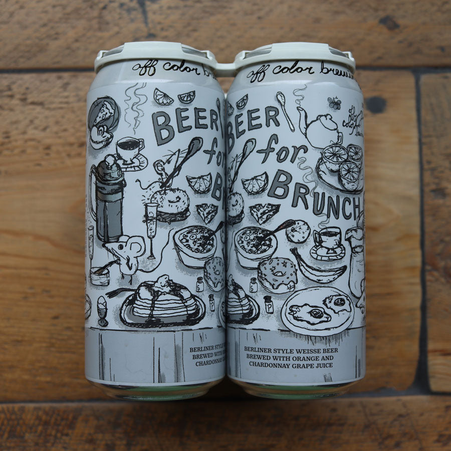Off Color Beer For Brunch Berliner Weisse 16 FL. OZ. 4PK Cans