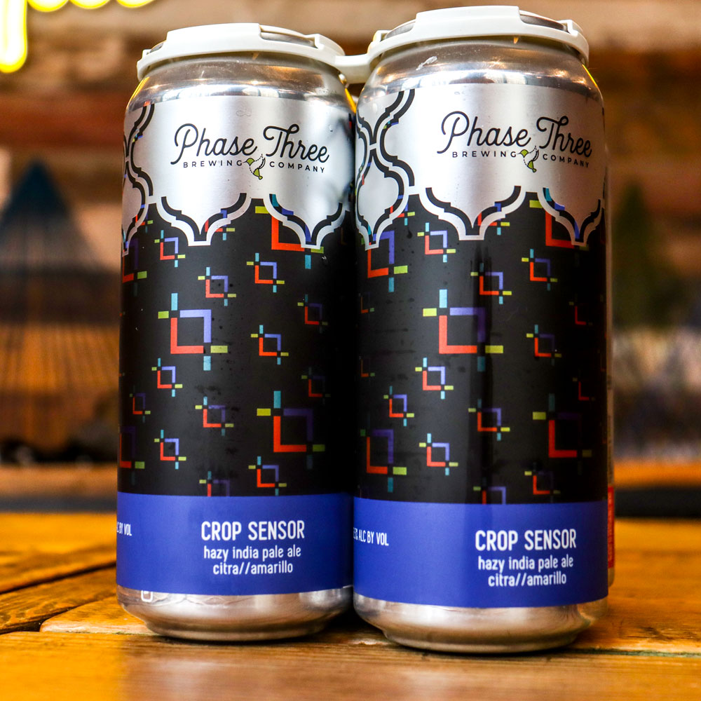 Phase Three Crop Sensor Hazy IPA 16 FL. OZ. 4PK Cans