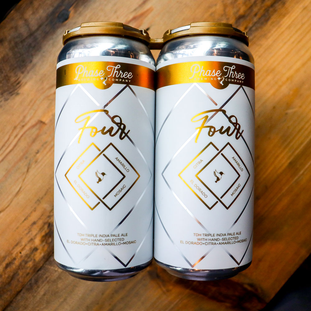 Phase Three Four TDH TIPA 16 FL. OZ. 4PK Cans