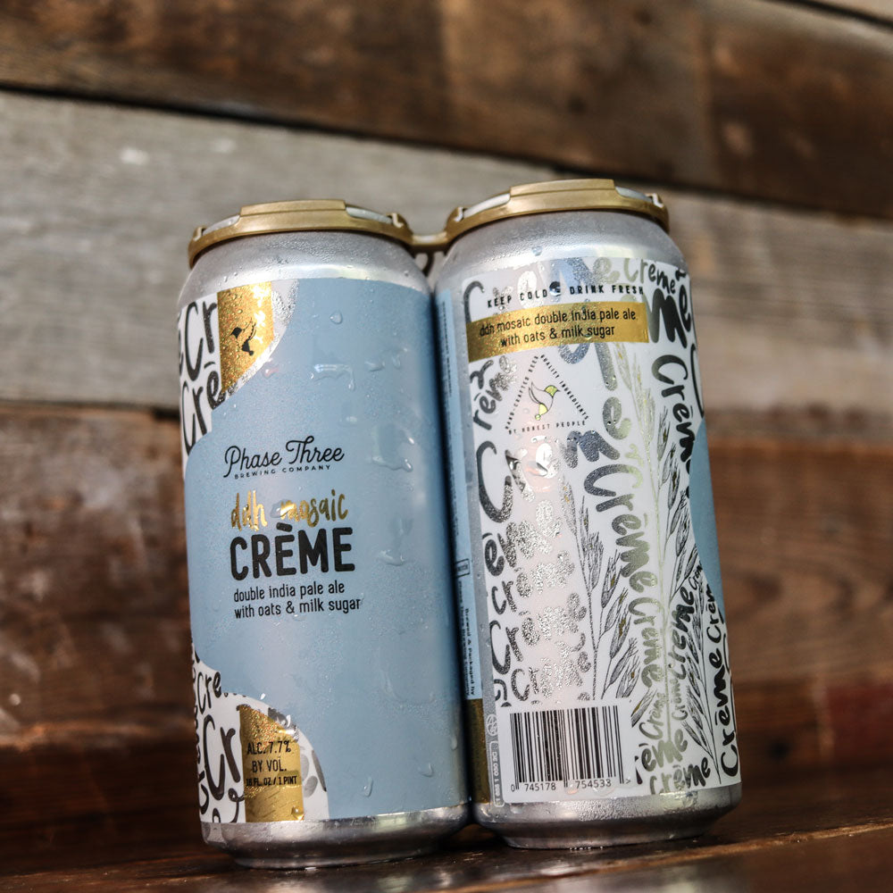 Phase Three DDH Mosaic Creme DIPA 16 FL. OZ. 4PK Cans