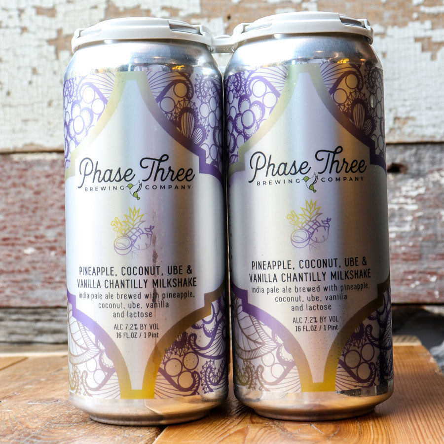 Phase Three Pineapple, Coconut, Ube & Vanilla Chantilly Milkshake IPA
