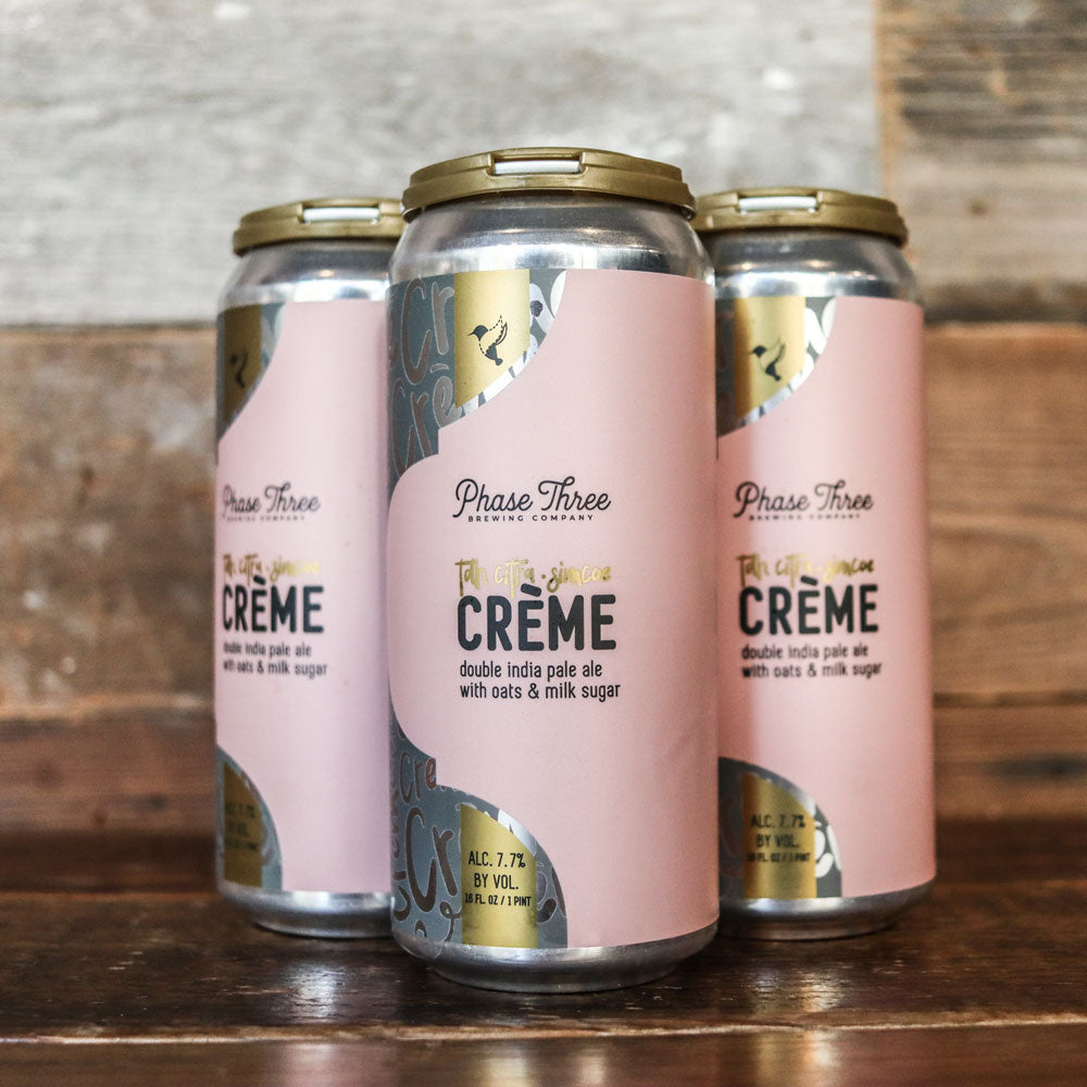 Phase Three TDH Creme DIPA 16 FL. OZ. 4PK Cans
