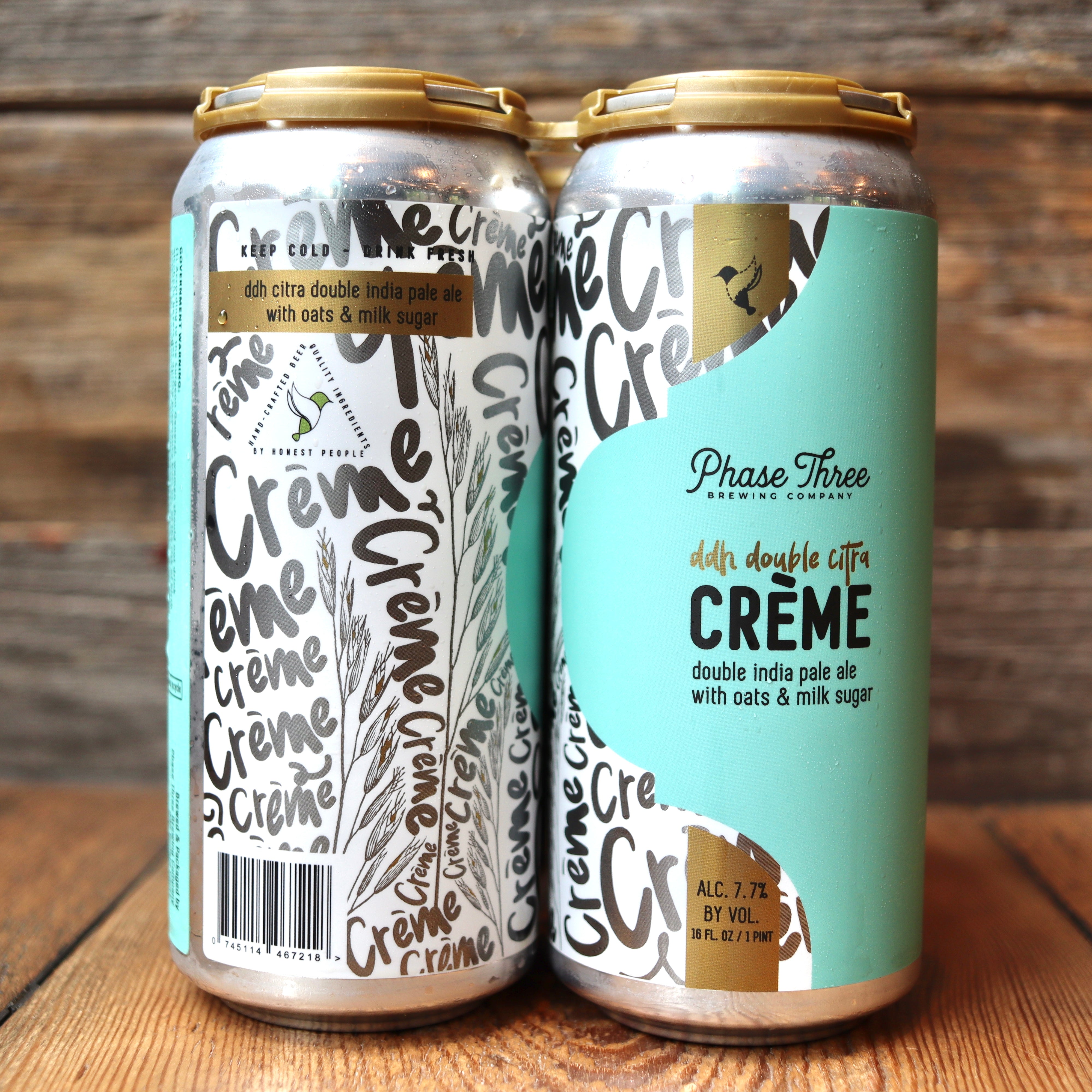 Phase Three DDH Double Citra Creme DIPA 16 FL. OZ. 4PK Cans