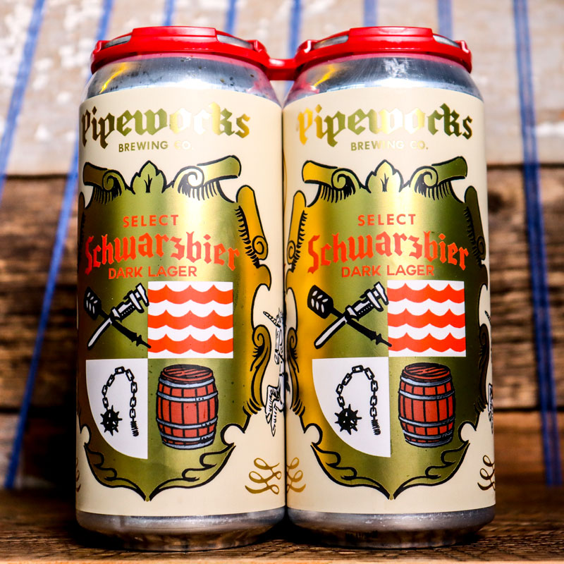 Pipeworks Select Schwarzbier Dark Lager 16 FL. OZ. 4PK Cans