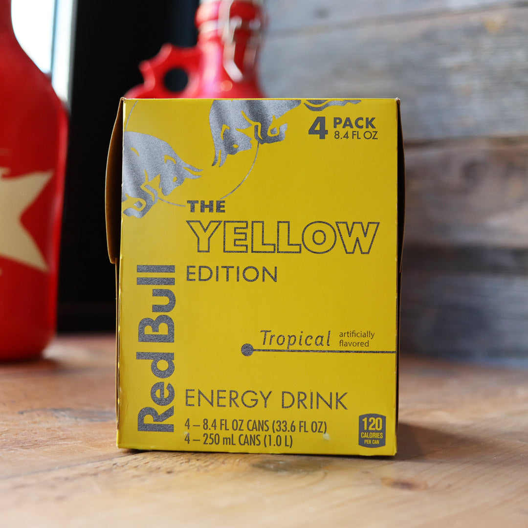 Red Bull Yellow Edition Tropical Energy Drink 8.4 FL. OZ. 4PK Cans