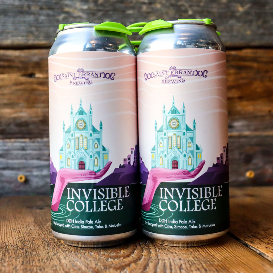 Saint Errant Invisible College DDH IPA 16 FL. OZ. 4PK Cans