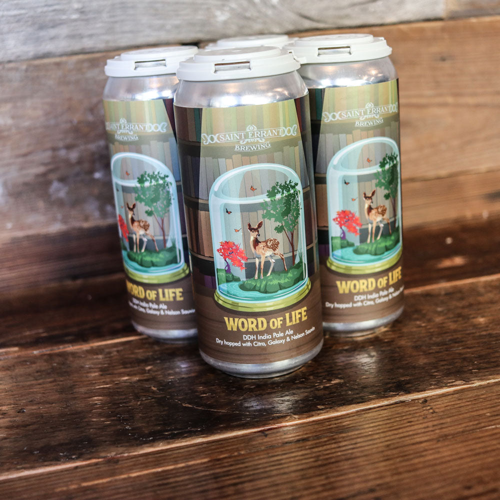 Saint Errant Word Of Life DDH IPA 16 FL. OZ. 4PK Cans