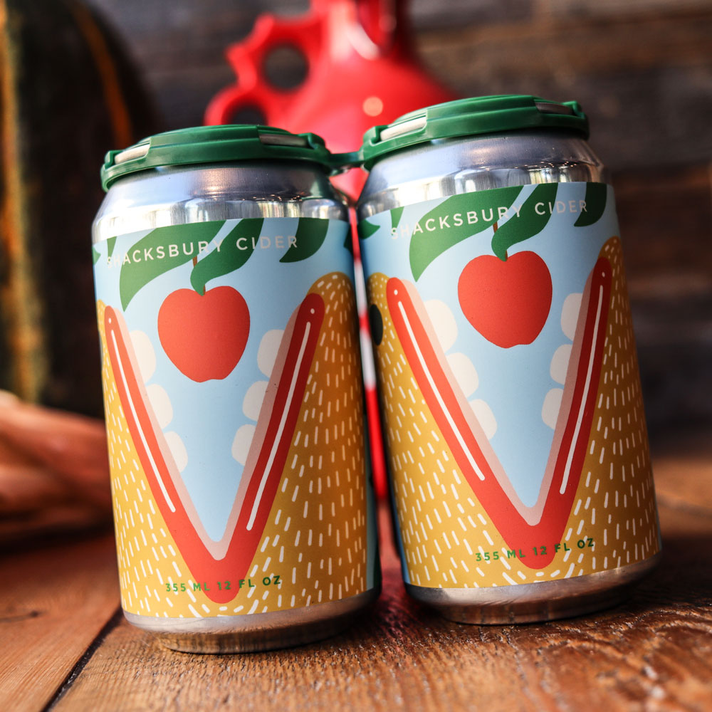 Shacksbury Cider Deer Snacks Hard Cider 12 FL. OZ. 4PK Cans