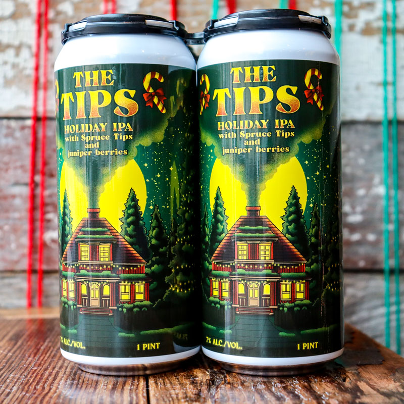 Short Fuse The Tips Holiday IPA with Spruce Tips 16 FL. OZ. 4PK Cans