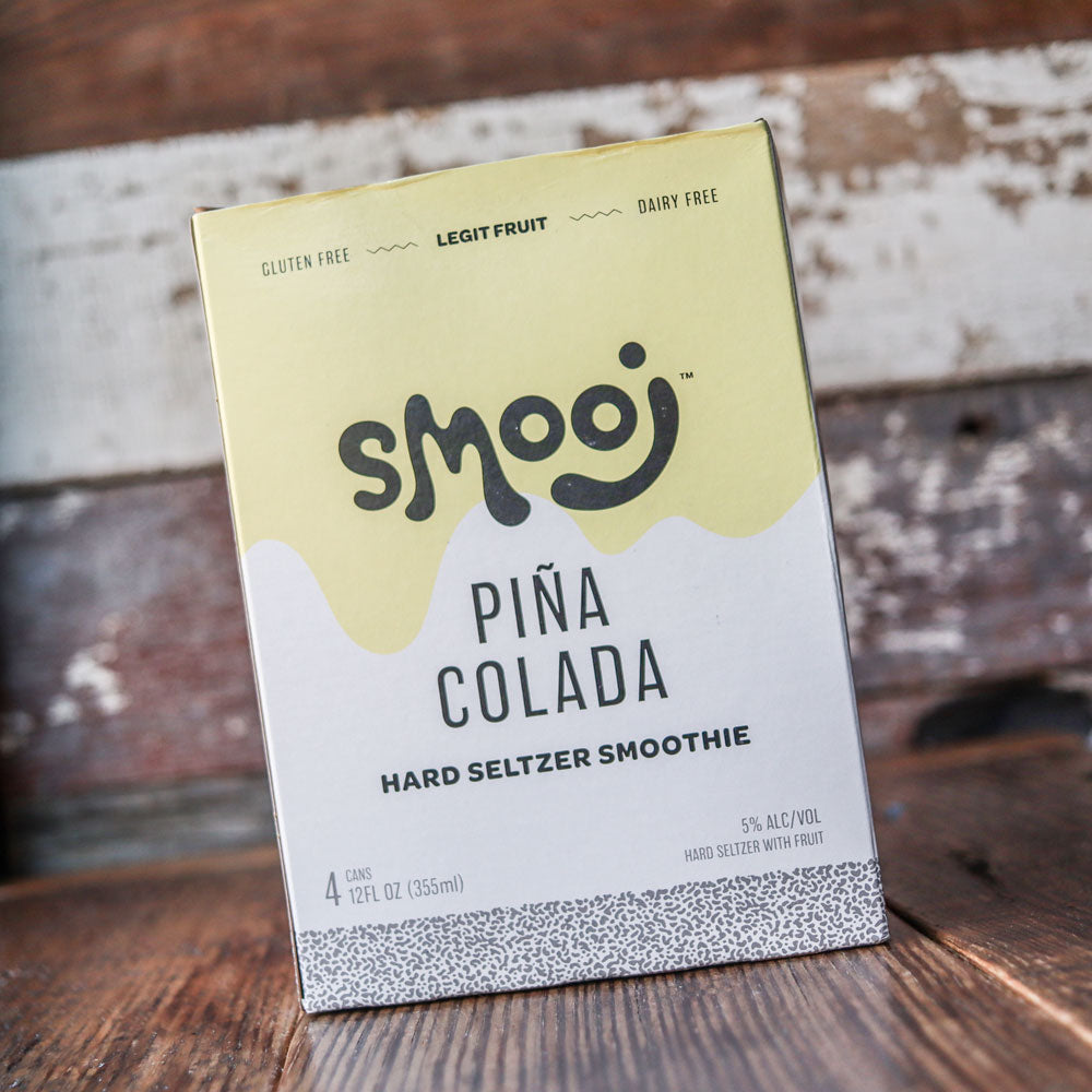 Smooj Pina Colada Hard Seltzer Smoothie 12 FL. OZ. 4PK Cans