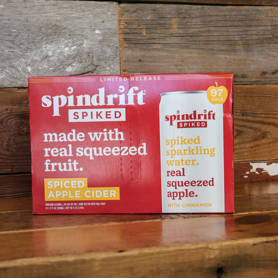Spindrift Spiked Sparkling Water Spiced Apple Cider 12 FL. OZ. 8PK Can