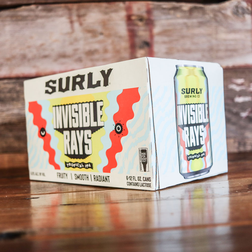 Surly Invisible Rays Tropical IPA 12 FL. OZ. 6PK Cans
