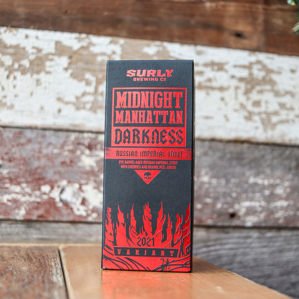 Surly Midnight Manhattan Darkness Russin Imperial Stout 16 FL. OZ. Can
