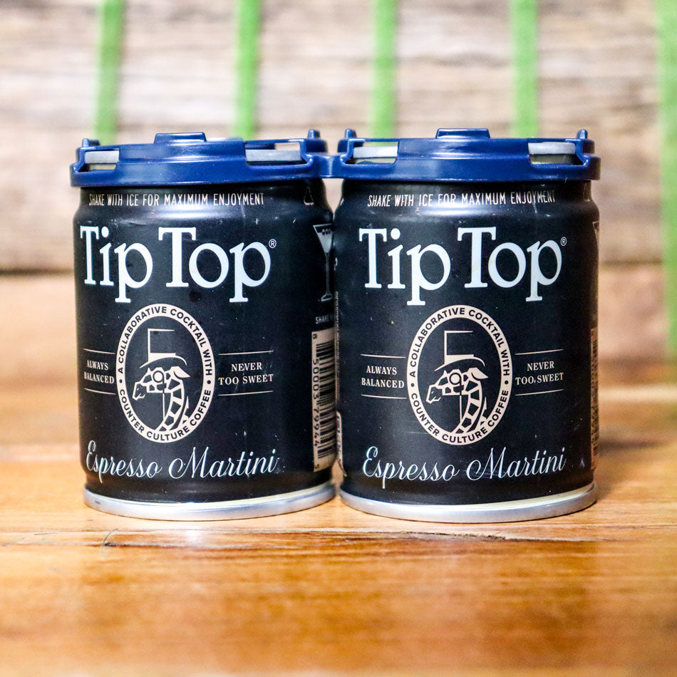 Tip Top RTD Cocktail Espresso Martini 100ml. 2PK Cans.