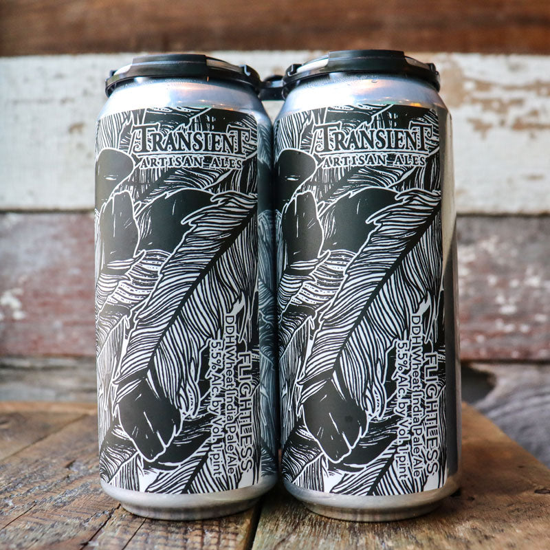 Transient Flightless DDH Wheat IPA 16 FL. OZ. 4PK Cans