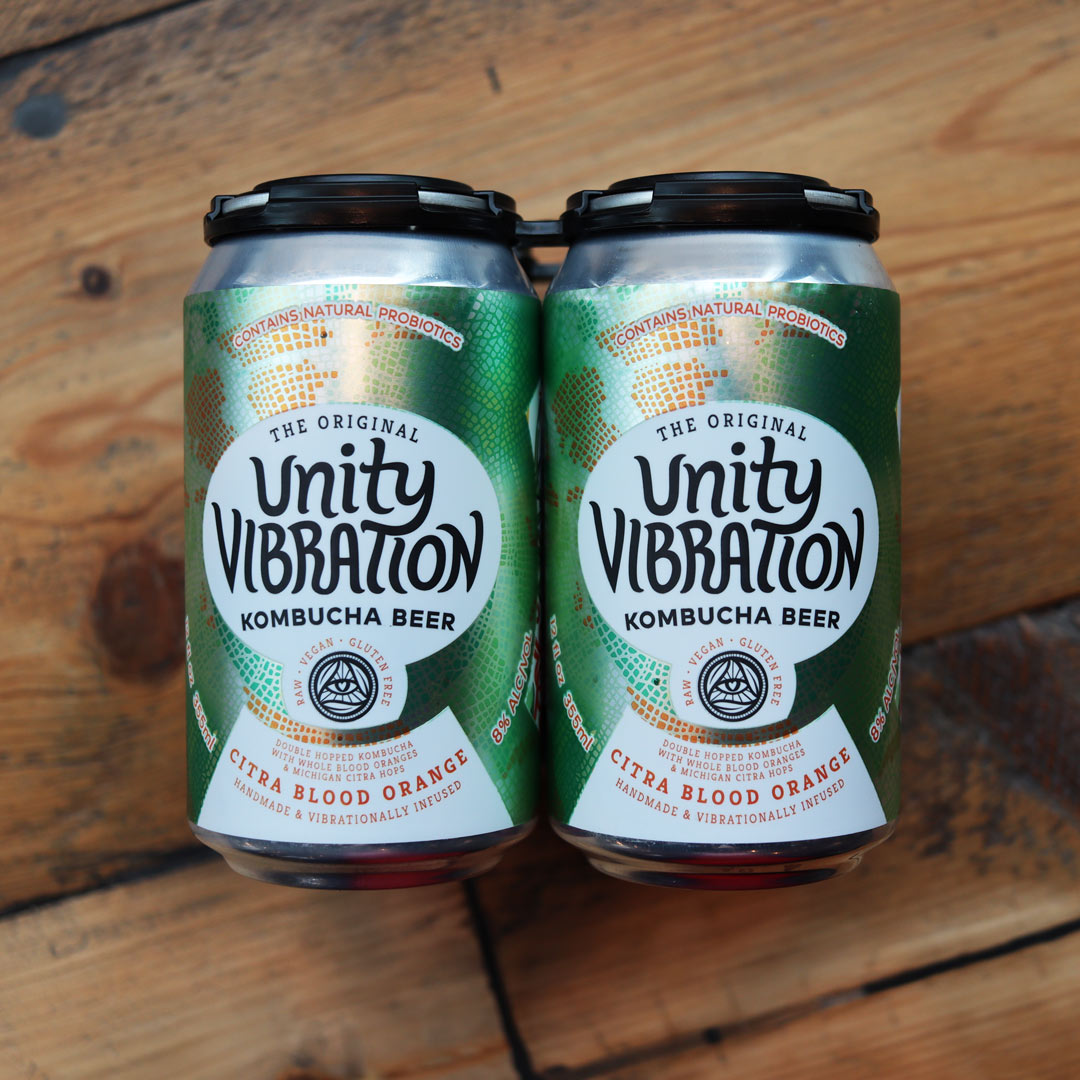 Unity Vibration Citra Blood Orange Hard Kombucha 12 FL. OZ. 4PK Cans