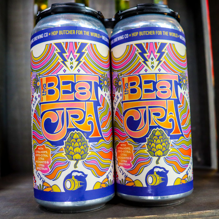 Weldwerks Hop Butcher The Best Citra Hazy DIPA 16 FL. OZ. 4PK Cans.