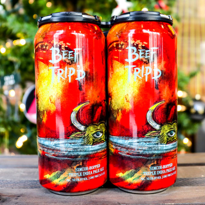 Hop Butcher Beef Trip'd Triple IPA 16 FL. OZ. 4PK Cans